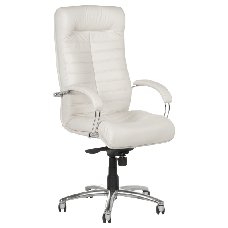 Директорски офис стол - Orion бял LUX | Мебелтека